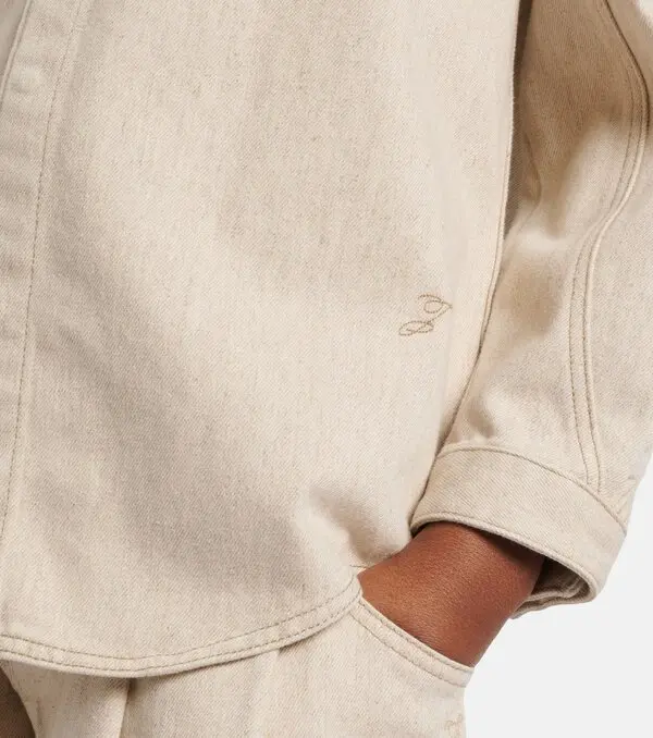 Jacquemus Amelo De-nîmes Denim Shirt