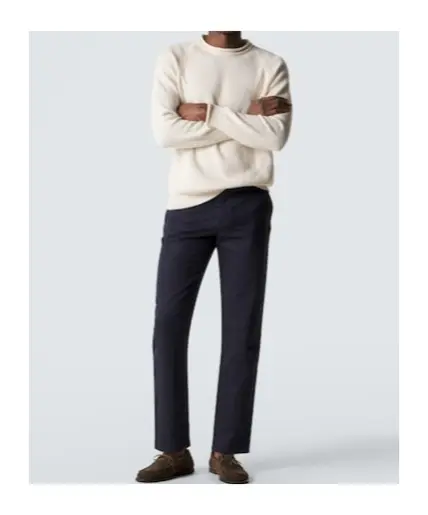 Sunspel Cotton And Linen Straight Pants