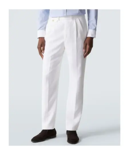 Dunhill Linen Tapered Pants