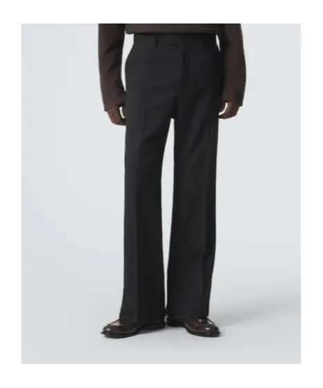 WALES BONNER Alto Virgin Wool Flared Pants