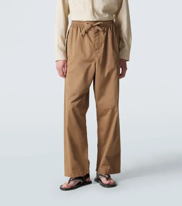 LEMAIRE Cotton Twill Wide-leg Pants