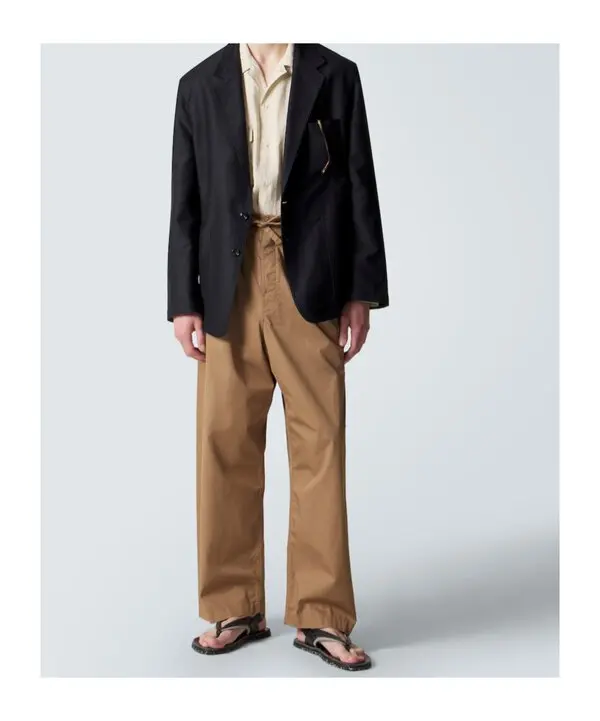 LEMAIRE Cotton Twill Wide-leg Pants