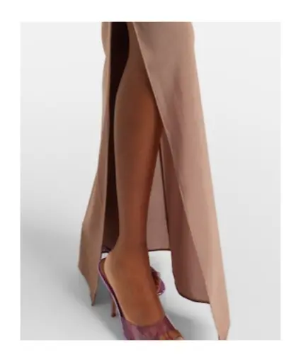Alex Perry Semi-sheer Strapless Gown