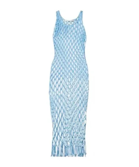 Christopher Esber Knitted Mesh Beach Dress