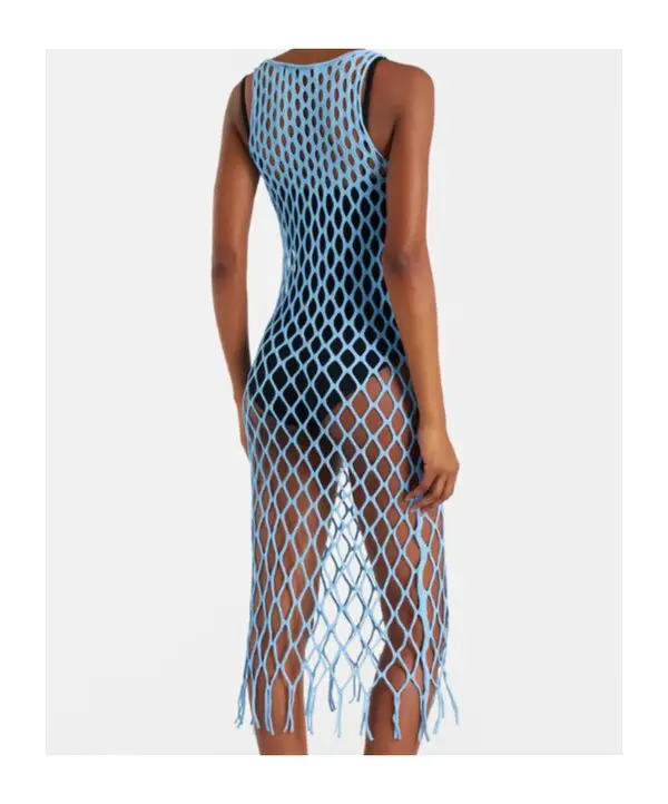 Christopher Esber Knitted Mesh Beach Dress