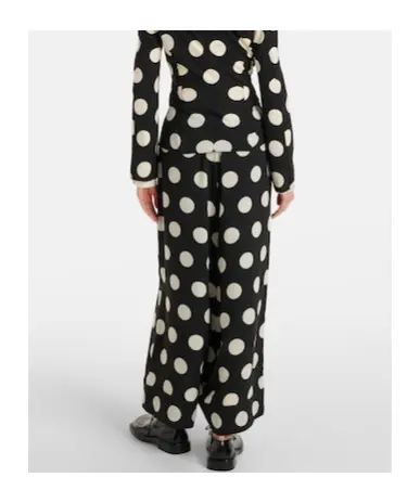Junya Watanabe Polka-dot Wide-leg Pants