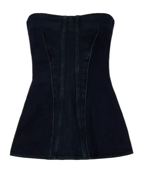 AGOLDE Lara Denim Corset