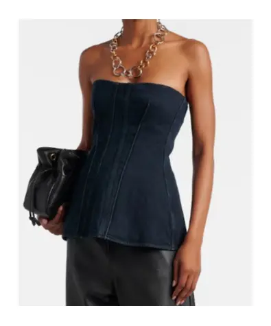 AGOLDE Lara Denim Corset