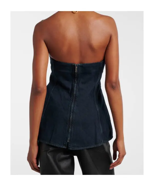 AGOLDE Lara Denim Corset