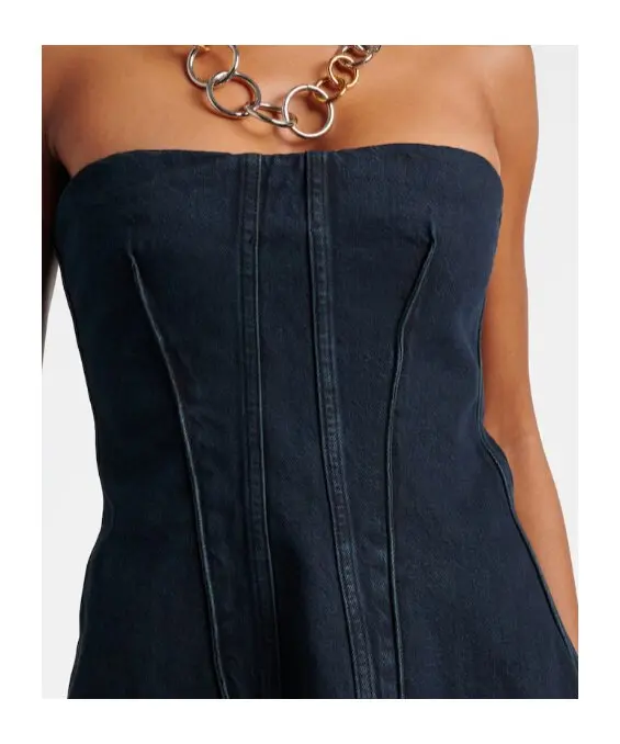 AGOLDE Lara Denim Corset