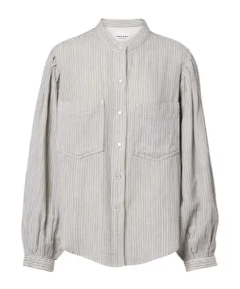 Isabel Marant Étoile Selvia Striped Cotton Shirt