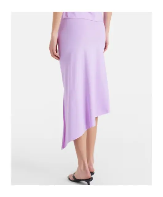 Coperni Floral Appliqué Knit Midi Skirt