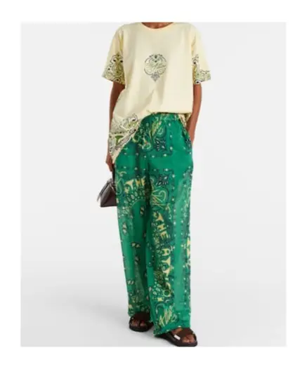 Attico Bandana Oversized Cotton Jersey T-shirt