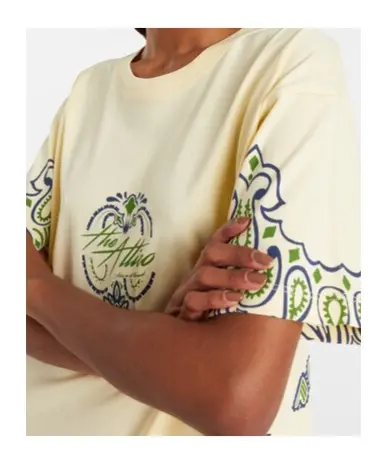 Attico Bandana Oversized Cotton Jersey T-shirt