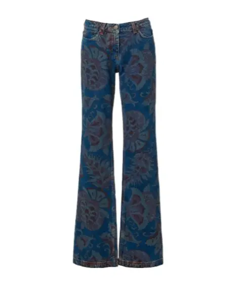 Etro Floral Flared Jeans