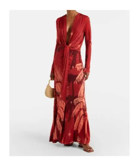 Johanna Ortiz Printed Midi Dress