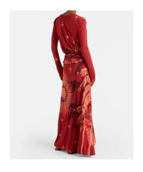Johanna Ortiz Printed Midi Dress