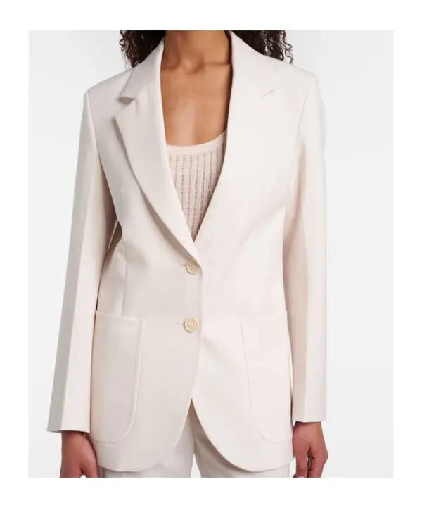 Victoria Beckham Lapel Collar Long-sleeved Blazer