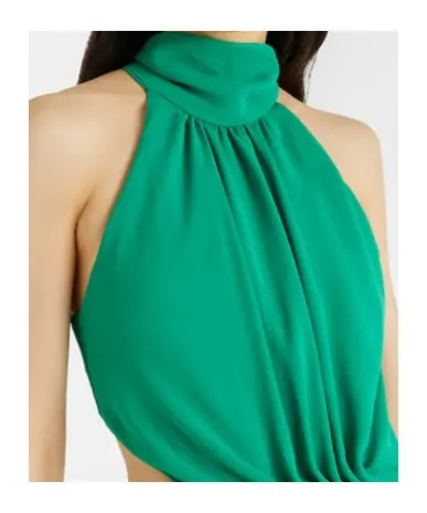 Johanna Ortiz Cutout Gathered Maxi Dress