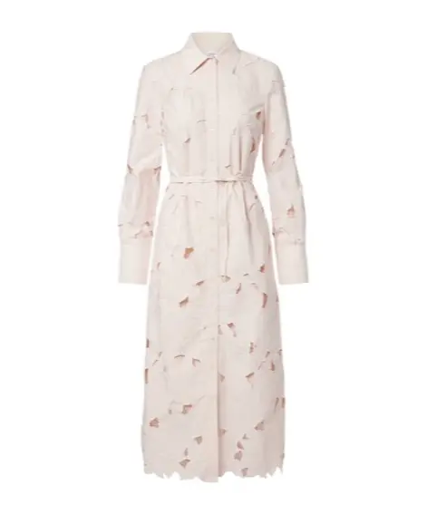 Erdem Guipure Lace Shirt Dress