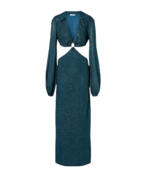 Oseree Cutout Circular Detail Dress