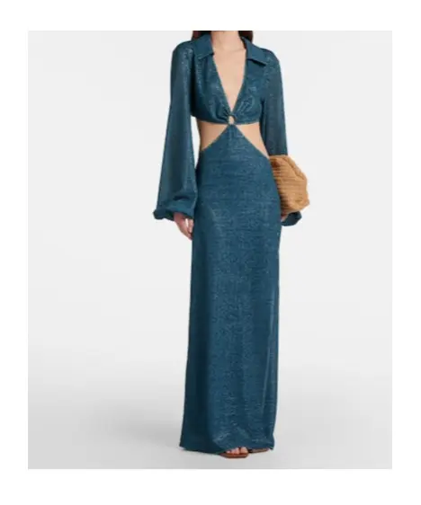 Oseree Cutout Circular Detail Dress