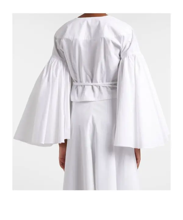 Jacquemus Paysan Cotton Poplin Wrap Top