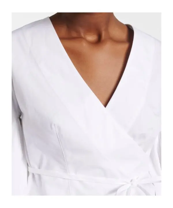 Jacquemus Paysan Cotton Poplin Wrap Top