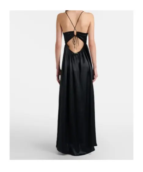 Heidi Klein Meteora Silk Satin Maxi Dress