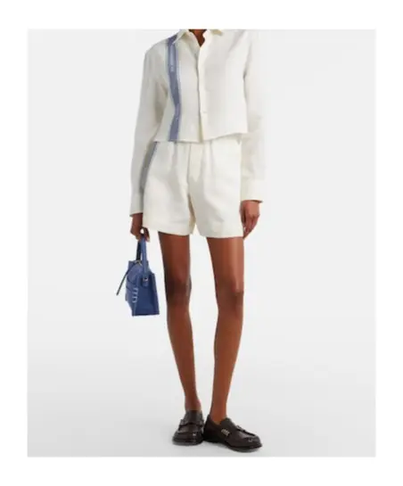 J.W.ANDERSON Cropped Linen Shirt