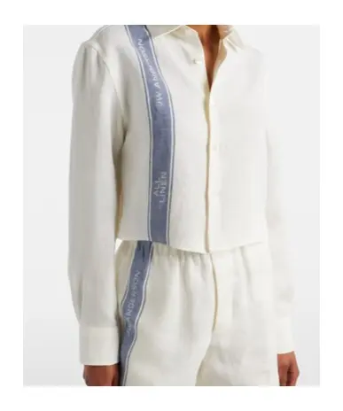 J.W.ANDERSON Cropped Linen Shirt