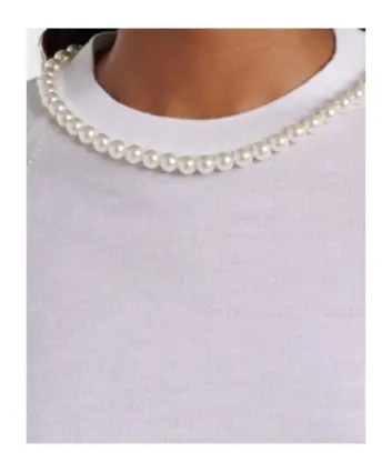 Simone Rocha Embellished Wool And Silk Top