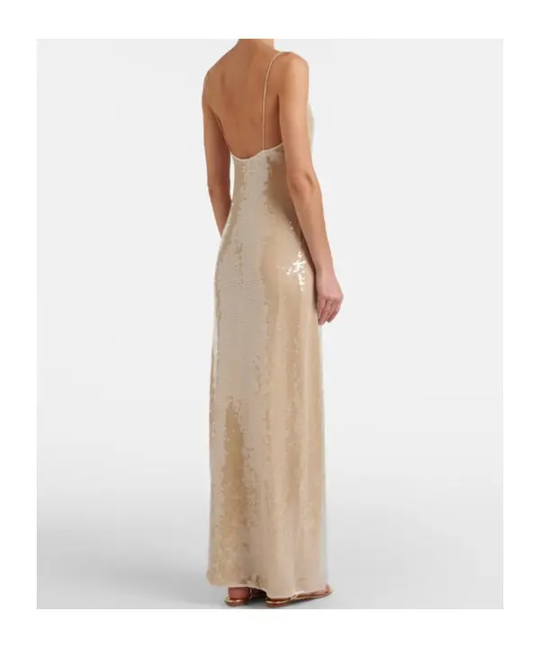 Oseree Marylin Sequined Maxi Dress