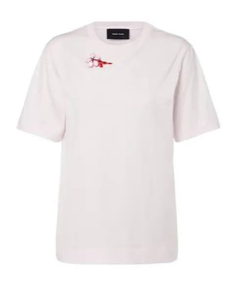 Simone Rocha Embellished Cotton Jersey T-shirt