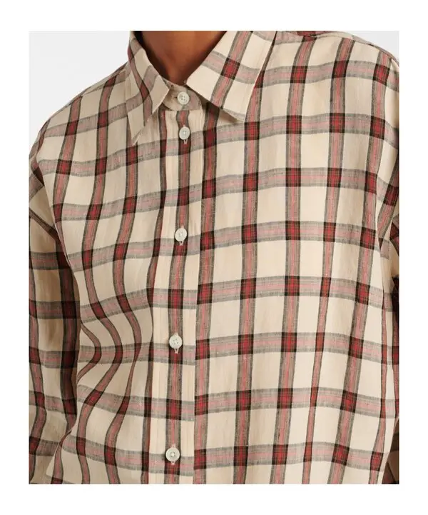 RÓHE Plaid Linen Shirt