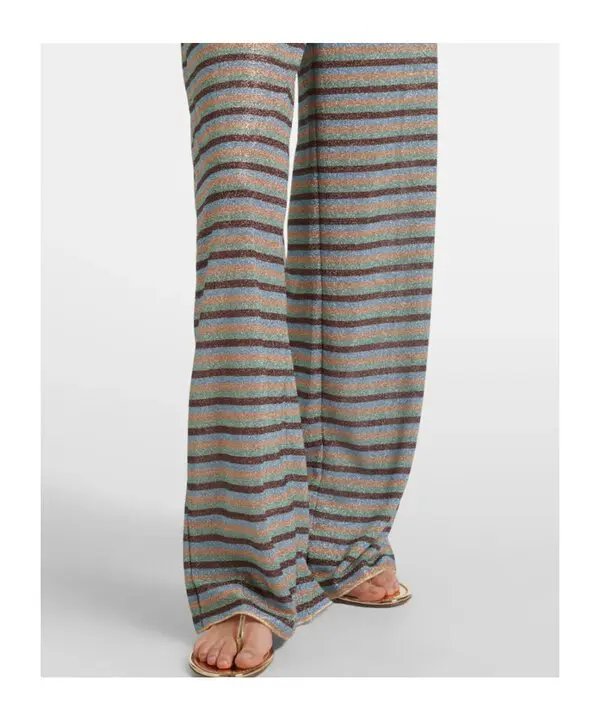 Oseree Striped Straight Leg Pants