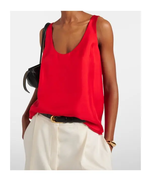 RÓHE Silk Sleeveless Top
