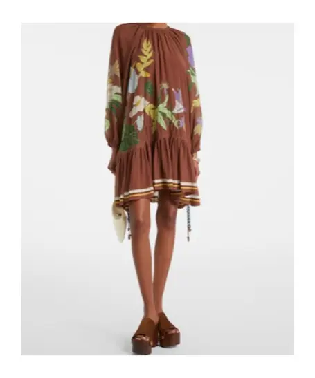 ALEMAIS Alfie Gathered Mini Dress