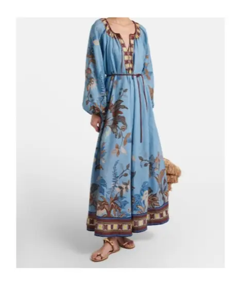 ALEMAIS Georgie Printed Beach Dress