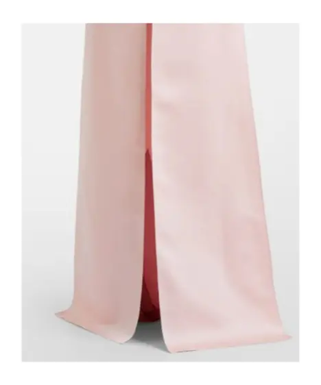 SAFIYAA LONDON Harley Caped Crêpe Gown