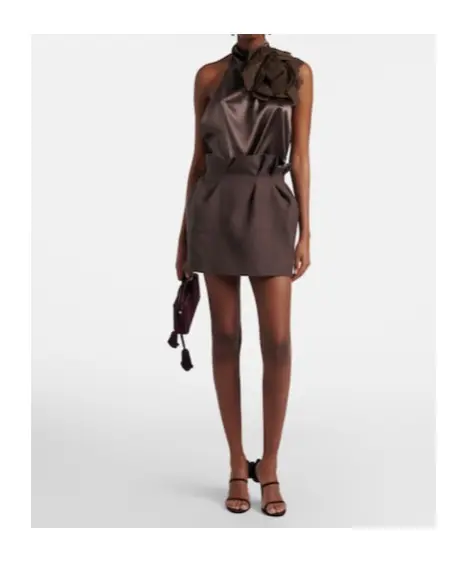 Magda Butrym Linen Miniskirt