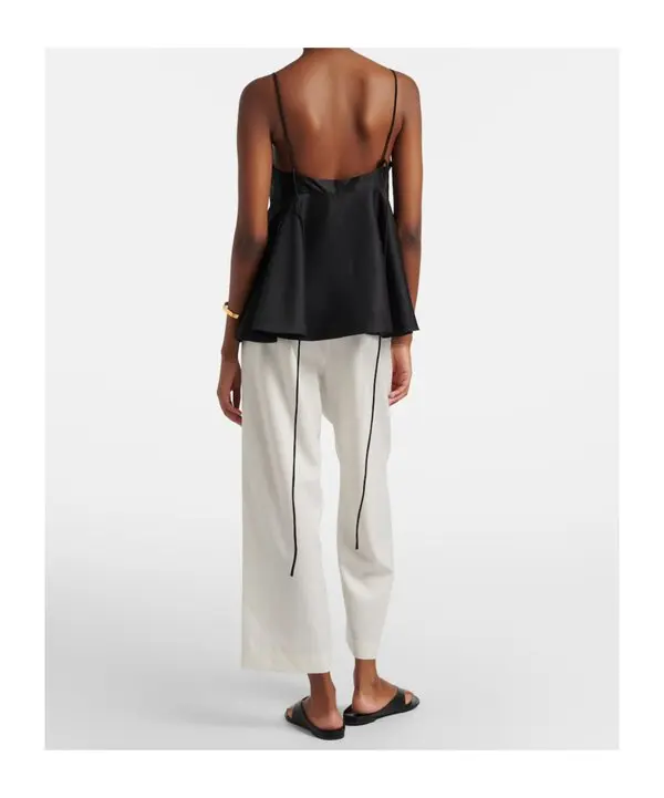 RÓHE Wool Blend Wide-leg Pants