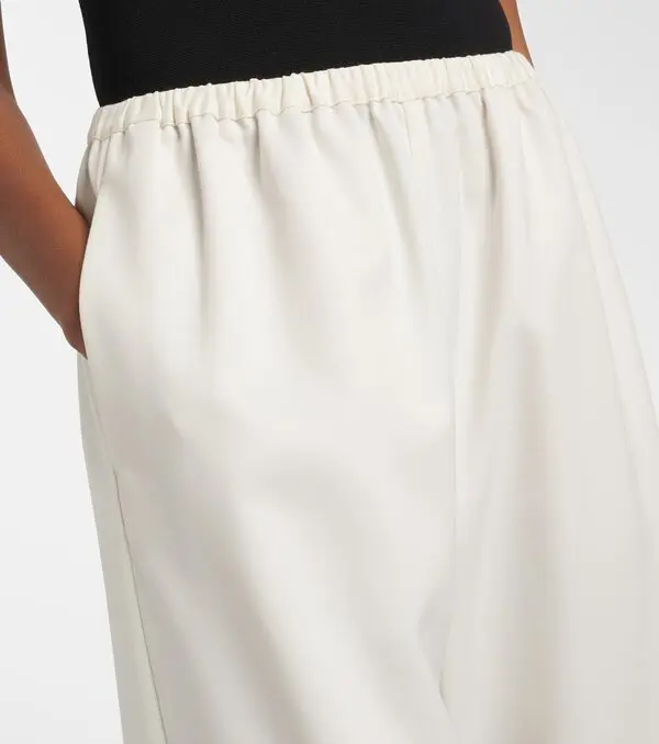 RÓHE Wool Blend Wide-leg Pants