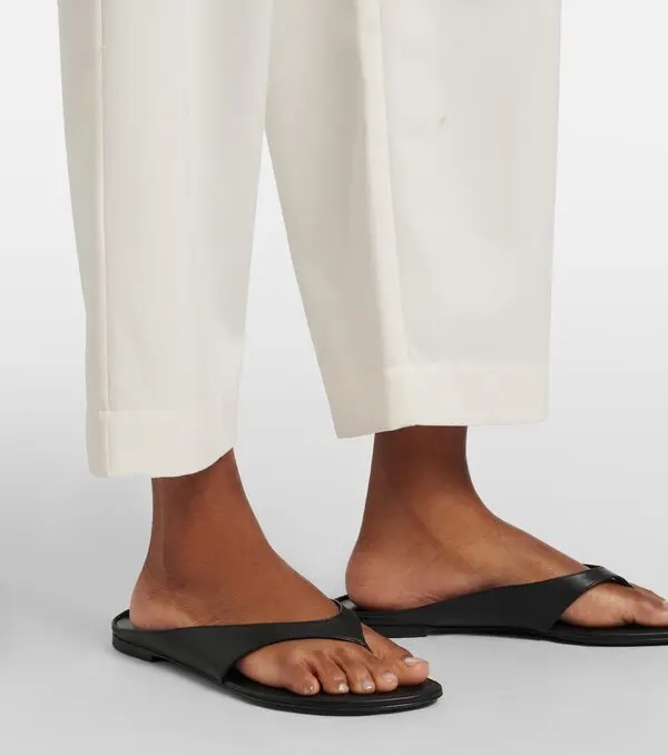RÓHE Wool Blend Wide-leg Pants