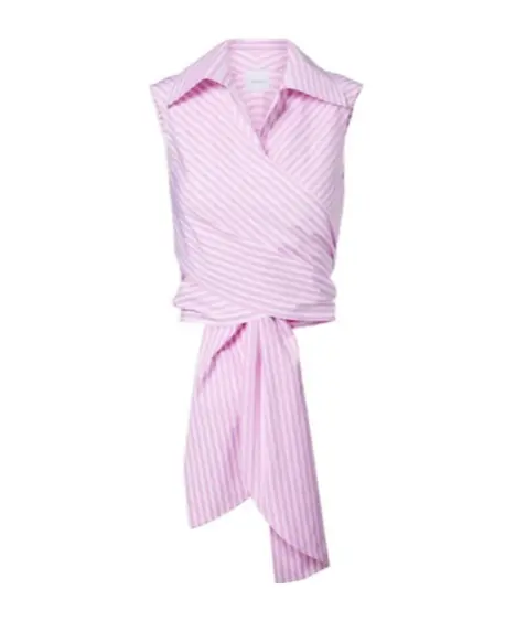PATOU Striped Cotton Top