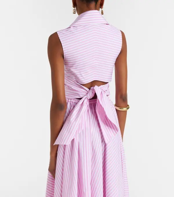 PATOU Striped Cotton Top