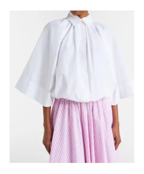 PATOU Cotton Shirt With Voluminous Silhouette