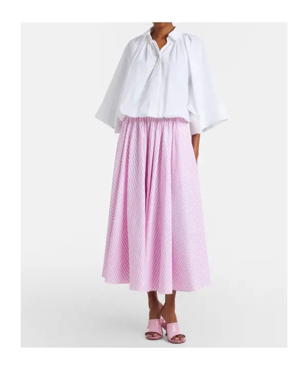 PATOU Cotton Shirt With Voluminous Silhouette