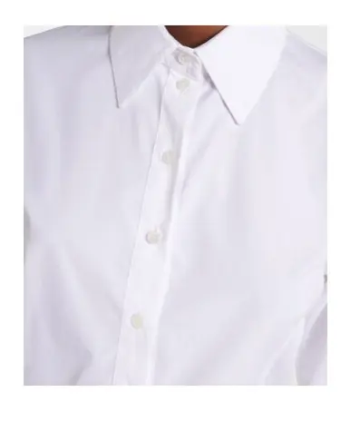 Stella McCartney Peplum Cotton Poplin Shirt