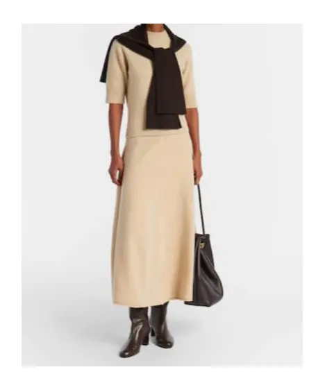 Extreme Cashmere Cashmere Blend Knitted Midi Skirt